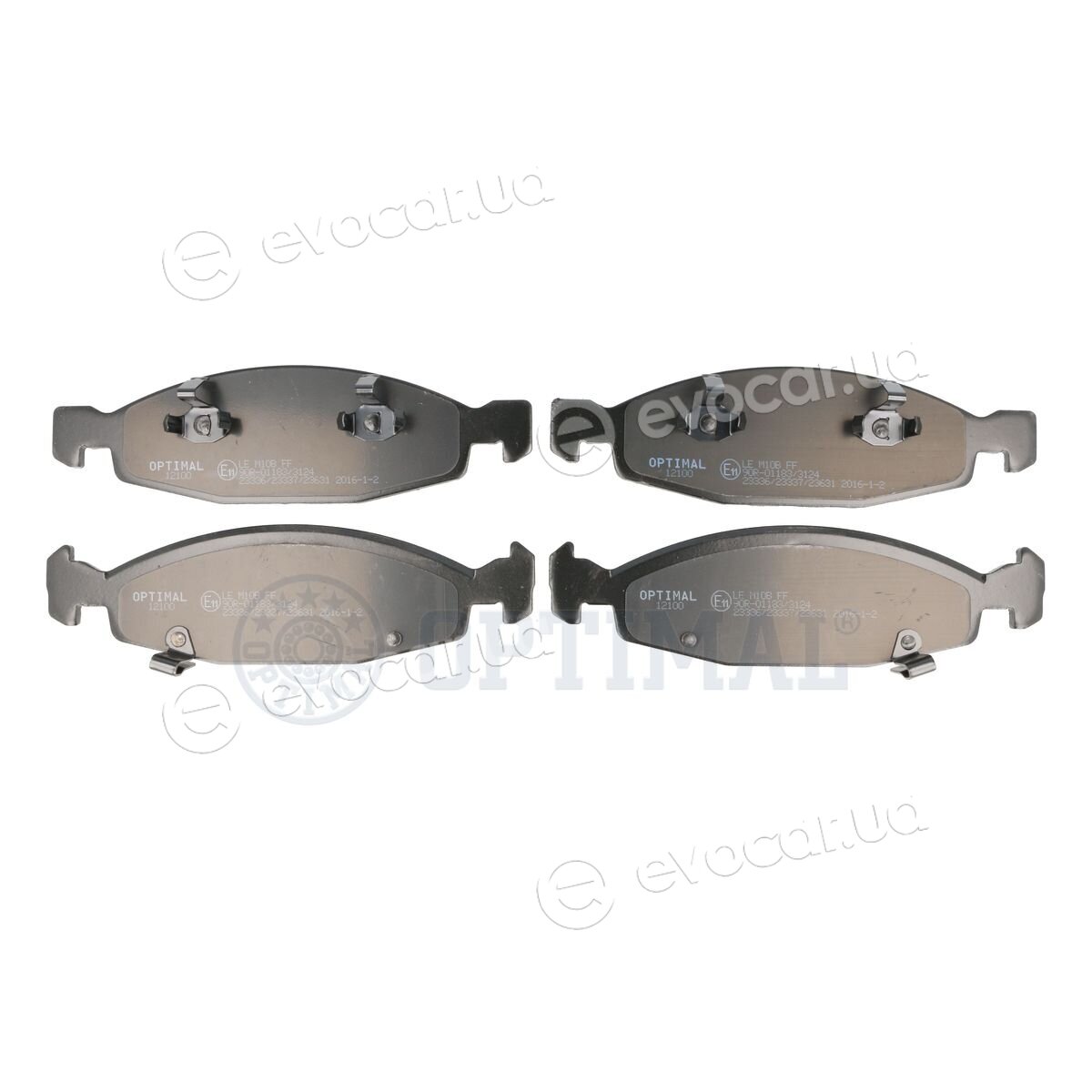 Optimal BP-12100 комплект тормозных колодок дисковых тормозов купить с ...