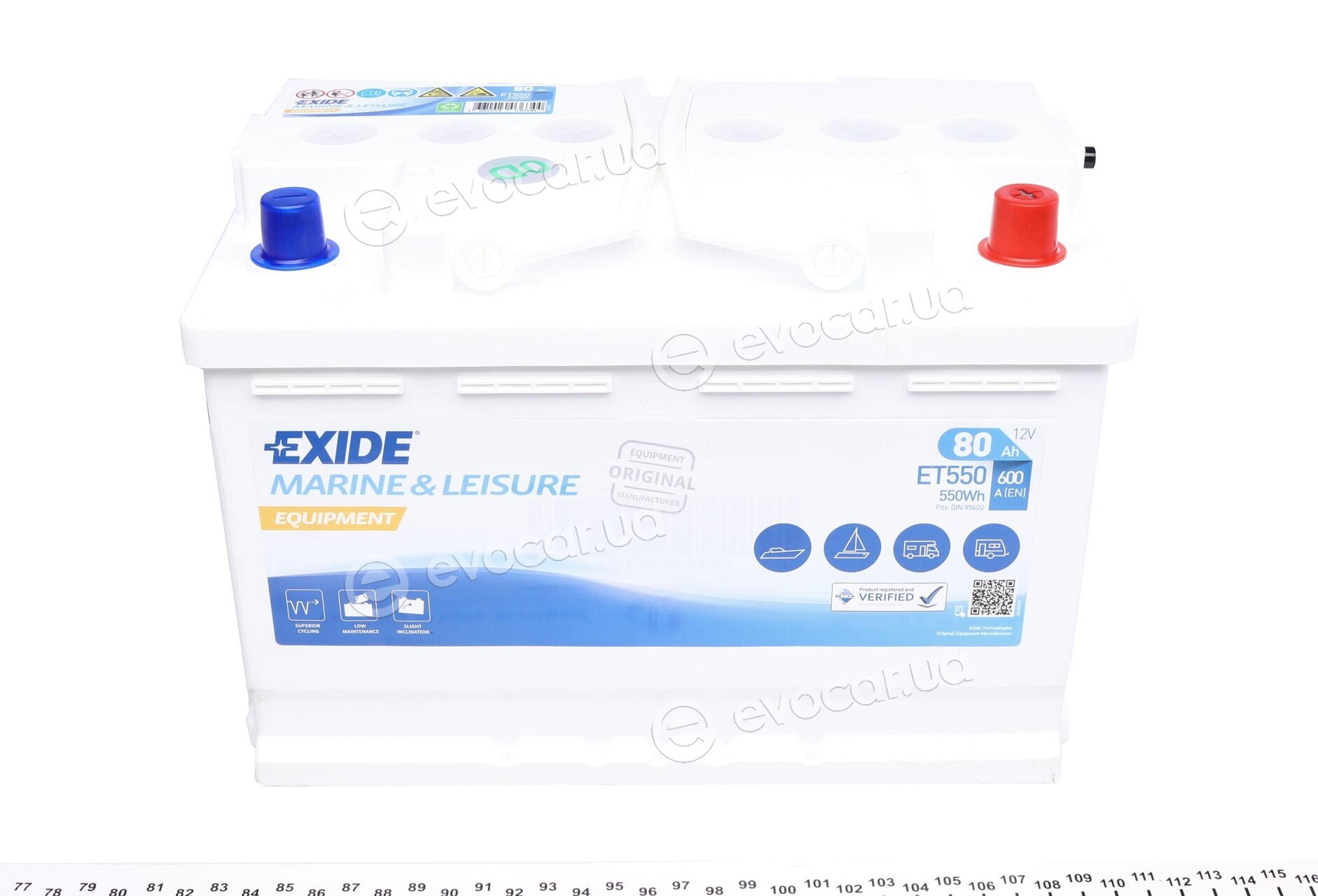 Exide ET550 аккумулятор купить с доставкой по Украине или Киеве в ...