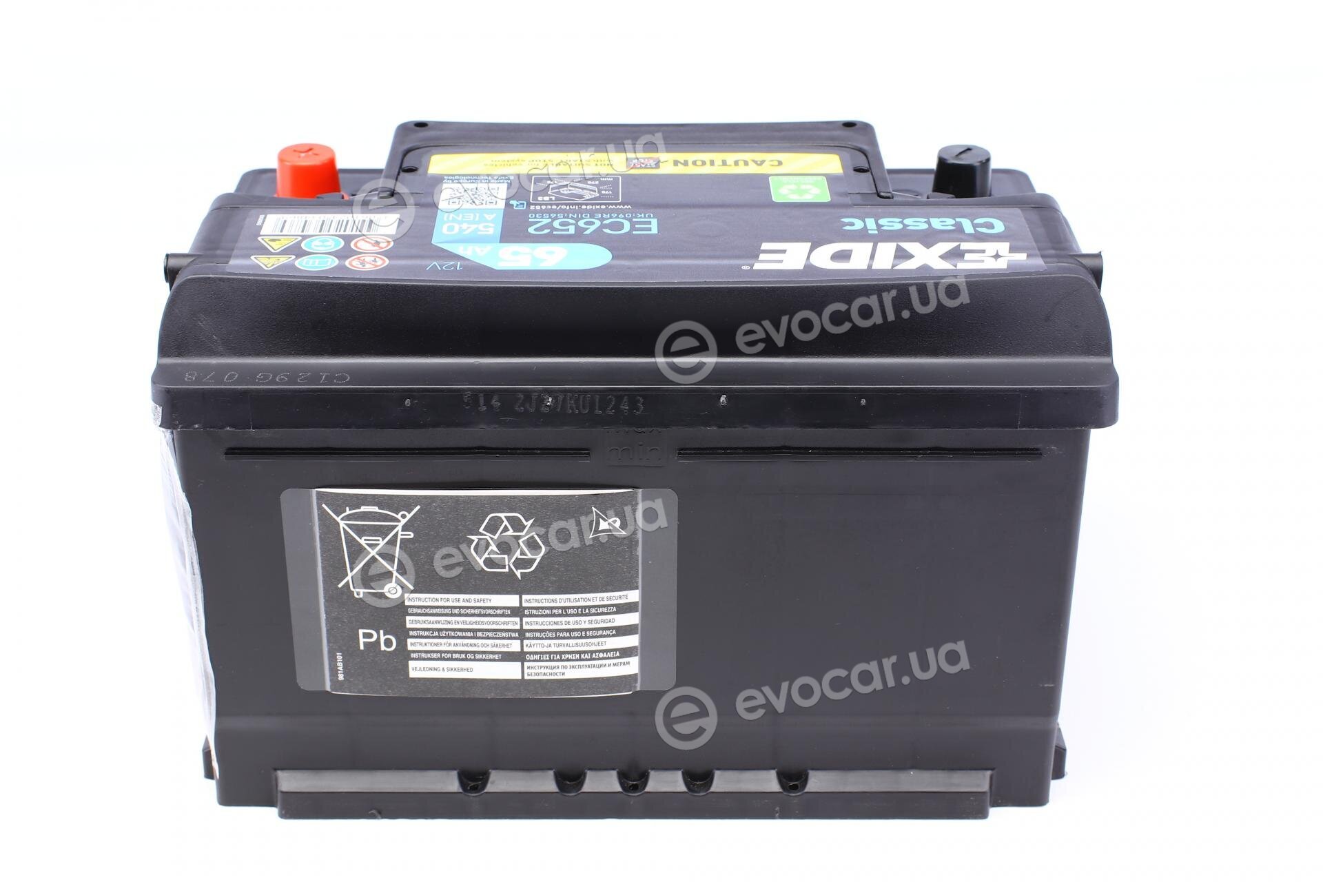 Exide EC652 аккумулятор купить с доставкой по Украине или Киеве в ...