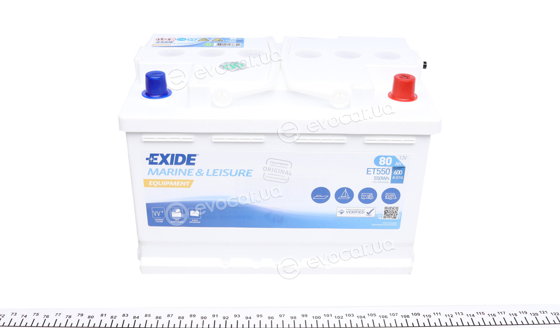 Exide ET550 аккумулятор купить с доставкой по Украине или Киеве в ...