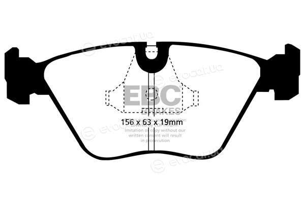EBC DP689 комплект тормозных колодок дисковых тормозов купить с ...