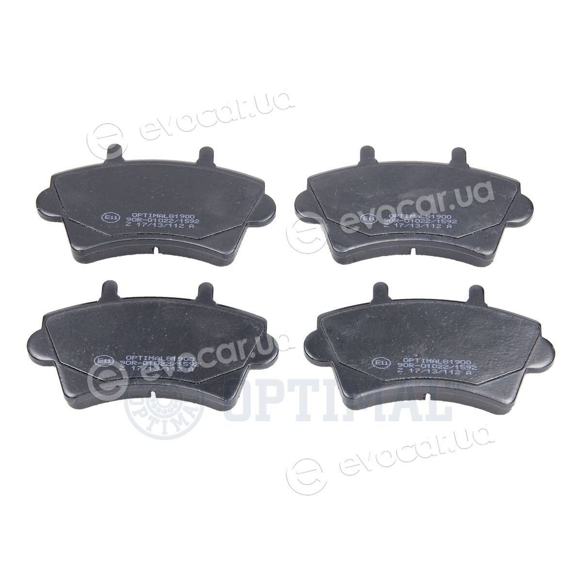 Optimal BP-81900 комплект тормозных колодок дисковых тормозов купить с ...